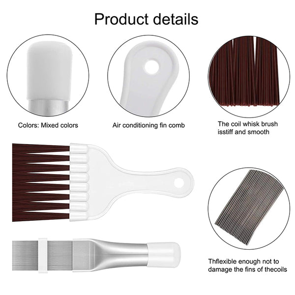 Air Conditioner Condenser Fin Comb Stainless Steel AC Fin Cleaning Bru ...